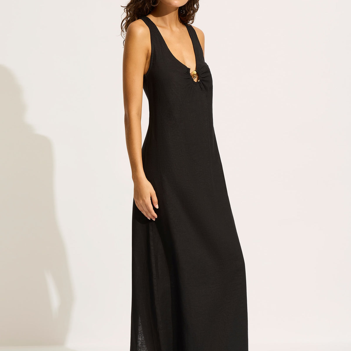 Palermo Keyhole Front Maxi Dress - Black – Seafolly US