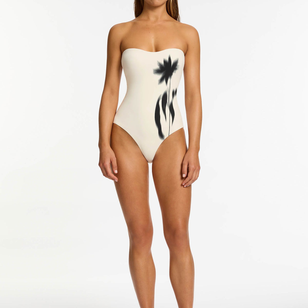 Elora Infinity Bandeau One Piece - Cream – Seafolly US
