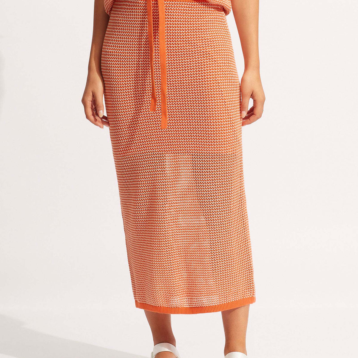 Sunray Knit Skirt - Mandarin – Seafolly US